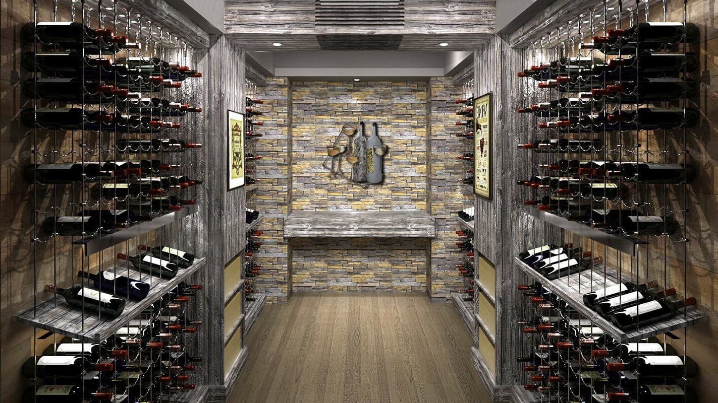 Design Ideas Gallery - Cable Wine Displays